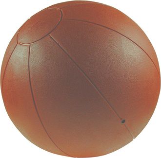 Sport-Tec TOGU Medizinball Fitnessball Gewichtsball Rehaball aus Ruton 28 cm, 2 kg, BRAUN