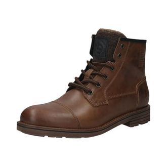 Bugatti Homme 321-au050 Bottes avec Doublure Chaude, Cognac, 41 EU