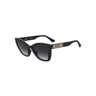 Moschino unisex, Accessoires, Noir, Taille: 55 MM Lunettes Authentiques et Élégantes, Qualité Premium
