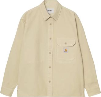 Carhartt Work in Progress Homme, Chemises, Beige, Taille: M Reno Shirt Jac