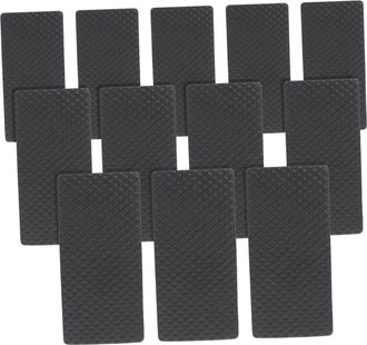 Angoily 20 St&uuml;ck Teiliges M&ouml;belgleiter Stuhlbein Pads Anti rutsch Selbstklebend Boden Kratzschutz f&uuml;r Hartholz Teppich und Vinyl Ger&auml;uschd&auml;mpfend Quadratisch