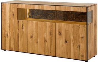Massivmoebel24 Sideboard Wildeiche 200x45x87 natur ge&ouml;lt starnberg 16