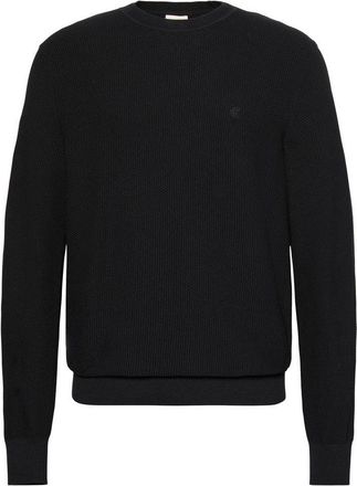 Calvin Klein Rundhalspullover LS TEXTURED COTTON CREWNK SWEATE Regular fit mit Rundhalsausschnitt