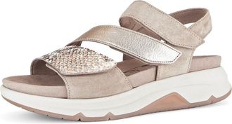 Gabor Damen Low-Top Sneaker, Frauen Halbschuhe,schnürschuhe,schnürer,straßenschuhe,Strassenschuhe,Sportschuhe,Pesca/Puder/oasi,42.5 EU / 8.5 UK