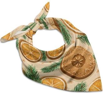 Generic Écharpe carrée en soie carrée aquarelle feuille dérable - Écharpe légère - Feuilles dautomne - Écharpe pour cheveux respirante - Cadeau pour femme et 