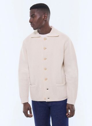 Fursac Cardigan en laine certifiée - Taille XXL - Homme