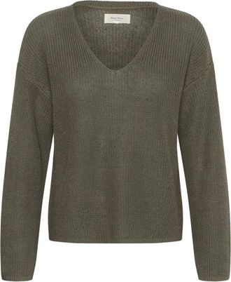 Part Two Femme, Pulls, Vert, Taille: 46 FR Maise Pull V-neck