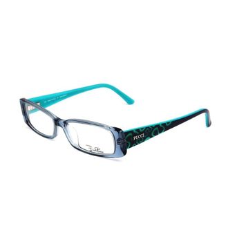 Pucci Femme, Accessoires, Bleu, Taille: ONE Size Lunettes &agrave; Monture en Plastique Bleu avec Cadran