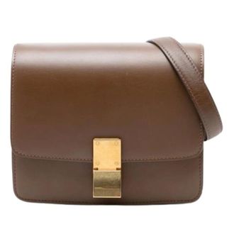 Celine Pre-owned The Classic Box Crossbody Bag - Femme - Pre-owned - Brun - Taille: ONE Size