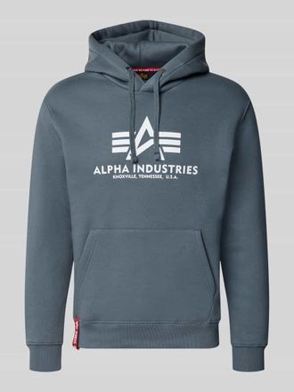 Alpha Industries Regular Fit Hoodie aus Baumwoll-Mix mit Logo-Print