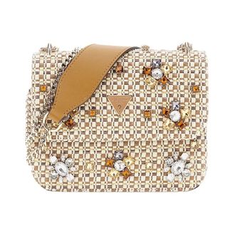 Guess Beauvoir Mini Umh&auml;ngetasche - - Bags - Damen - Beige - ONE SIZE