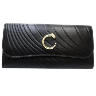 Cartier Pre-owned Cuir petite-maroquinerie - Femme - Pre-owned - Noir - Taille: ONE Size