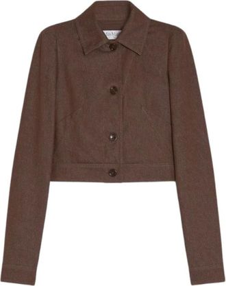 Max Mara Carpa Jacket - Femme - Vestes - Brun - Taille: 38 FR