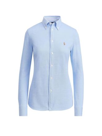 Ralph Lauren Slim Fit Knit Cotton Oxford Shirt