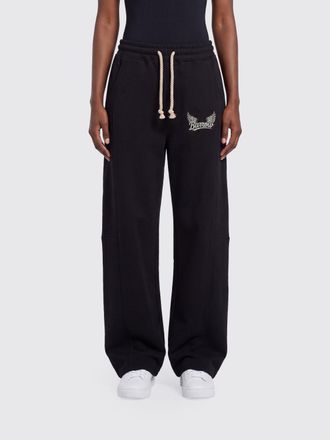 Barrow Pantalon de jogging en coton &agrave; jambe large et taille haute avec cordon