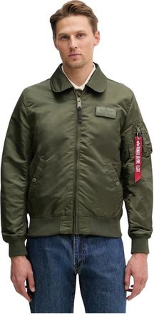 Alpha Industries Homme, Vestes, Vert, Taille: S Flying Tigers CWU Light