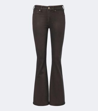 7 For All Mankind Jean bootcut enduit The Leggy