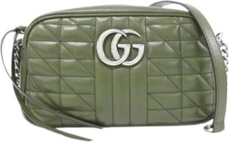 Gucci Sac bandouli&egrave;re vintage Pre-owned - Femme - Pre-owned - Vert - Taille: ONE Size