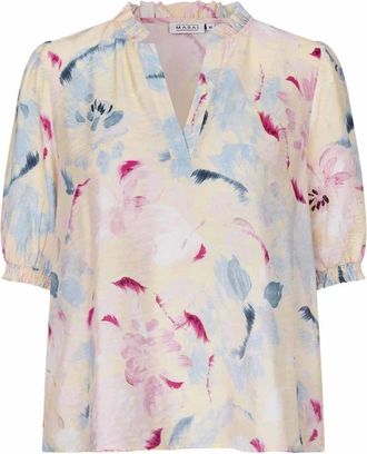 Masai Femme, Blouses et Chemises, Jaune, Taille: 38 FR Blouse Primrose