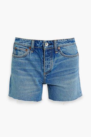 Rag & Bone Dre Jeansshorts in ausgewaschener Optik - Blau - 23