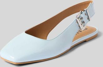 Bianco Slingback-Ballerinas mit Dornschlie&szlig;e