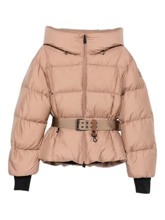 Moncler veste Nisene &agrave; taille ceintur&eacute;e - Tons neutres