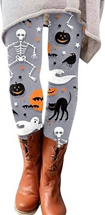 Generic Legging imprim&eacute; dHalloween pour femme, collant graphique effrayant taille haute, pantalon dentra&icirc;nement extensible, pantalon de yoga doux, v&ecirc;tement de
