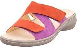 Think Damen Camilla chromfrei gegerbte nachhaltige Pantolette, ORCHIDEA/Kombi 5030