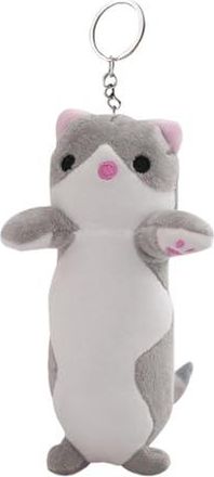Generic Porte-clés En Peluche De Chat - Pendentif En Peluche De De Chat Au Corps Doux Et Long, Porte-clés De Chat En Peluche Douce Et Adorable, Breloque De Sa