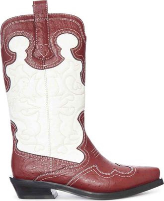 Ganni Bottes - Rouge