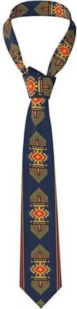 Generic Cravates Homme Motifs Tribaux Ethniques Am&eacute;rindiens Du Sud-Ouest Fine Men Tie &Eacute;troit Cravate Pour Homme Pour &Eacute;v&eacute;nements Affaires Remise De Dipl&ocirc;me