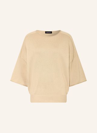Repeat Repeat Oversized-Pullover Mit 3/4-Arm beige