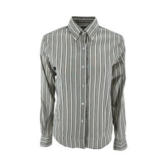 Xacus Gestreiftes wei&szlig;es Hemd Damen - - Blouses & Shirts - Damen - Grau - 2XS
