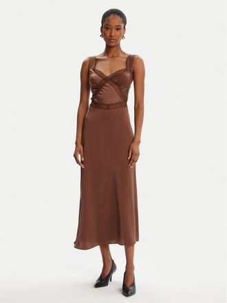 Bardot Bardot Coctailkleid Emory Lace Slip 58603DB Braun Regular Fit