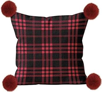 Soleil d'Ocre Kissen, Rot, 45 x 45 cm