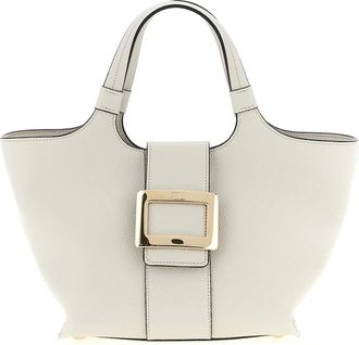 Roger Vivier Femme, Sacs, Gris, Taille: ONE Size Belle Vivier Mini Shopping Bag