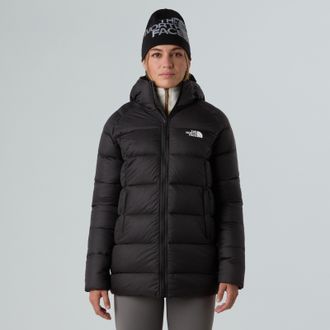 The North Face Daunenmantel THE NORTH FACE W HYALITE DOWN PARKA, Damen, Gr. XL, schwarz (tnf schwarz), Obermaterial: 100% Nylon. Wattierung: 100% Daunen, M&auml;ntel Daun