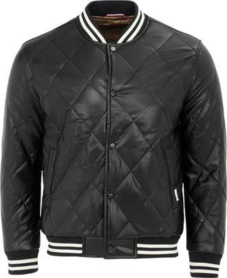 Firetrap Bomberjacke f&uuml;r Herren, Snap (Schwarz)