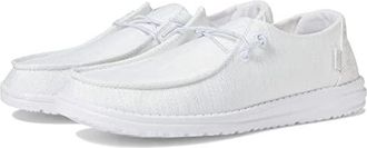 HeyDude Hey Dude Wendy Glitter MOC Toe Shoes pour Femme, Cloud Dust, 42 EU