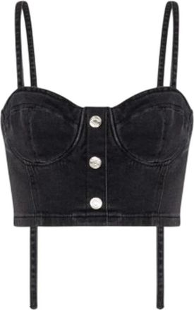Moschino Femme, Tops, Noir, Taille: 42 FR D&eacute;bardeur