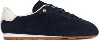 Tommy Hilfiger Sneakers Th Bella Low Runner Suede FW0FW09189 Dunkelblau