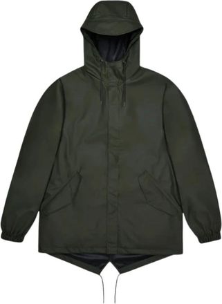 Rains Femme, Vestes, Vert, Taille: 44 FR Fishtail Jacket