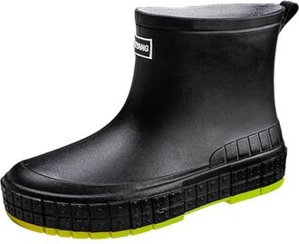 Generic Bottes dext&eacute;rieur en caoutchouc pour femme Chaussures travail plein air pluie enfiler Rembourrage EVA Adh&eacute;rence boue/glace Semelle ext&eacute;rieure gomme Id