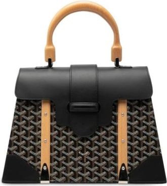 Goyard Sac &agrave; main bandouli&egrave;re Saigon MM Pre-owned - Femme - Pre-owned - Noir - Taille: ONE Size