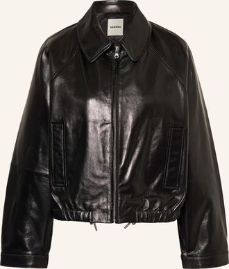 Sandro Sandro Lederjacke schwarz