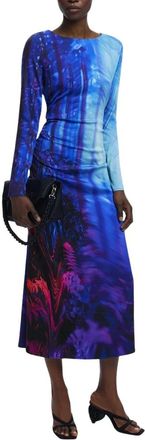 Desigual Femme, Robes, Multicolore, Taille: 36 FR Robe en viscose