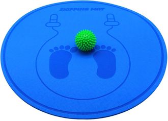 Generico TPE-Springseilmatte - 6 mm runde Fitnessmatte, schalld&auml;mpfend, sto&szlig;fest, rutschfest, hervorragende Yoga&uuml;bungen f&uuml;r drinnen und drau&szlig;en