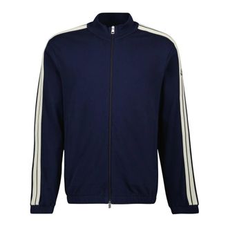 Moncler Zip-Cardigan - - Sweatshirts & Hoodies - Herren - Blau - L
