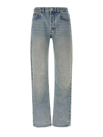 Isabel Marant Straight Leg Jeans - Hellblau