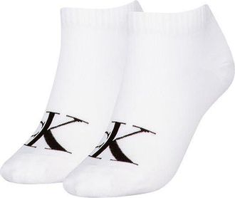 Calvin Klein Socks CKJ WOMEN SNEAKER 2P MONOGRAM